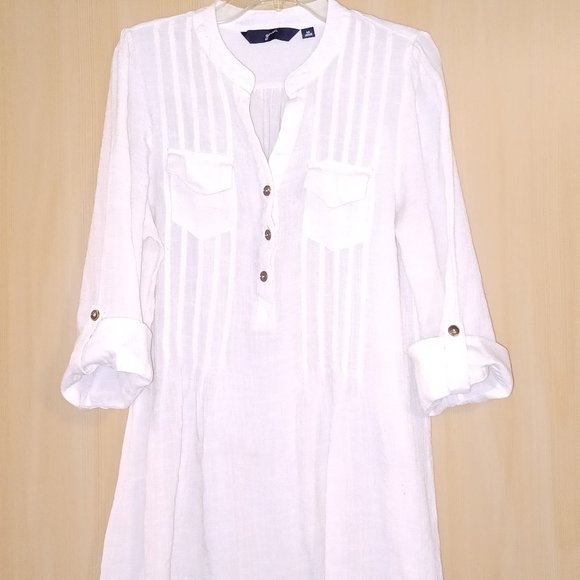 Tops | Cream Color Tunic Top | Poshmark